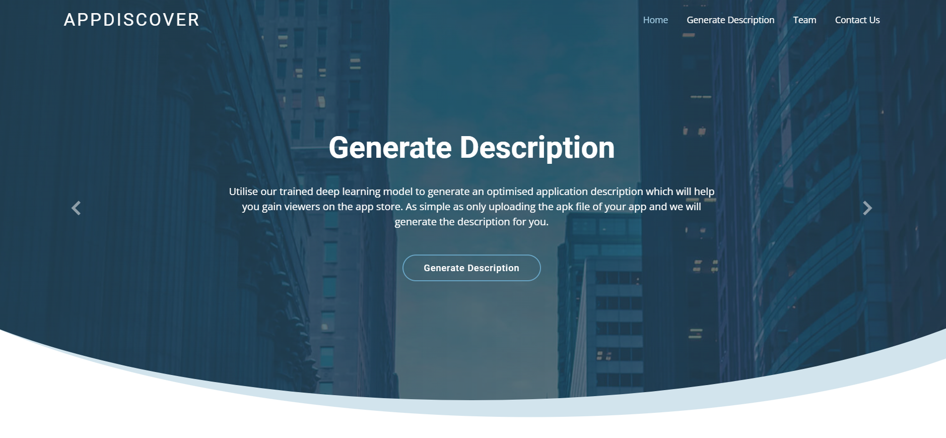 GitHub - PalaashSri/App_Description_Generator: First deliverable of Honours Project: Website ...