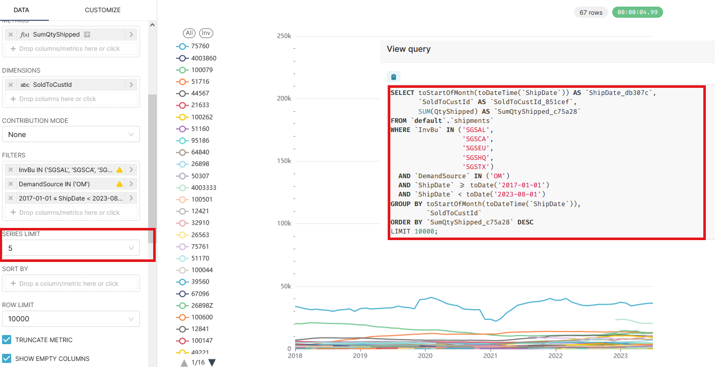 Chart Series Limit doesn't work for Clickhouse datasets · Issue #25073 ...