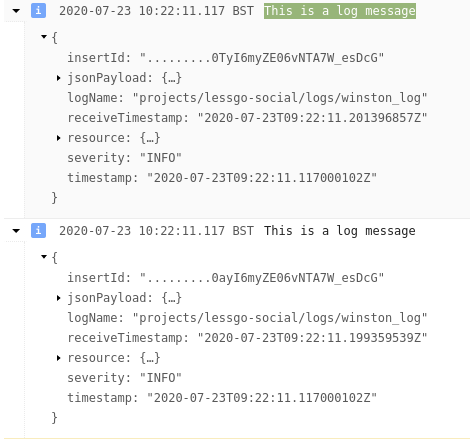 Setting `logName` results in duplicate logs · Issue #528 · googleapis ...