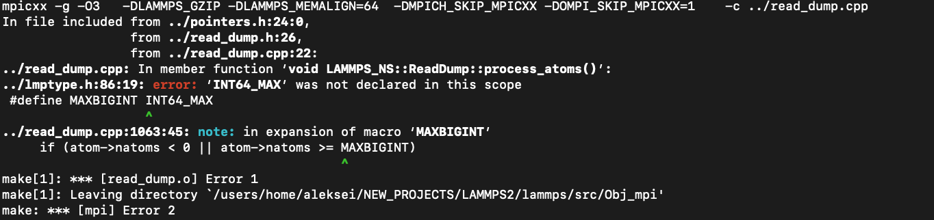 Bug Compilation Error When Building Mpi Version · Issue 1629