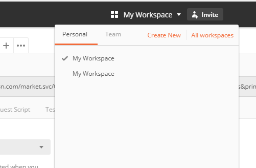 Duplicate "My Workspace" - Can't create requests, folders and collections - user not in ...