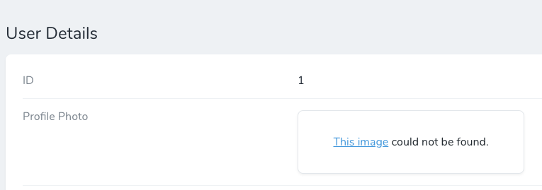 Images/Avatar not displaying in detail view · Issue #150 · laravel/nova-issues · GitHub
