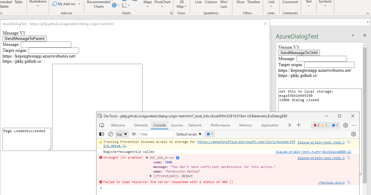 OSF.DDA.Error: Permission denied when opening dialog · Issue #2231 · OfficeDev/office-js · GitHub