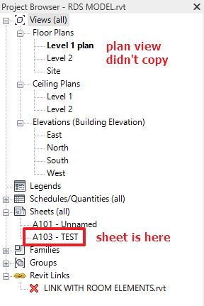 Copy Sheets to Open Documents: not copying the views · Issue #1203 · pyrevitlabs/pyRevit · GitHub