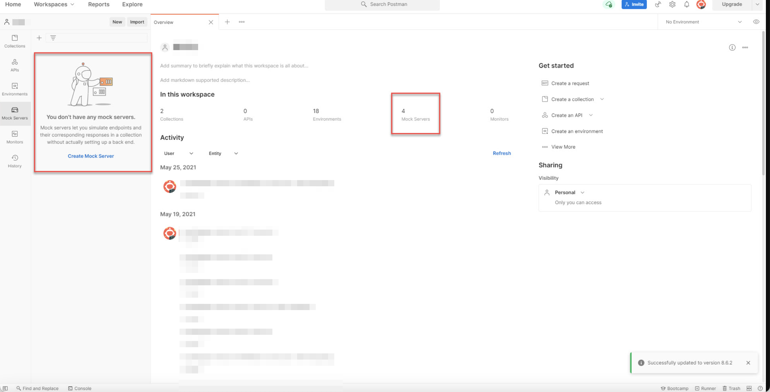 Incorrect Mock Server count shown over the App UI · Issue #10232 · postmanlabs/postman-app ...