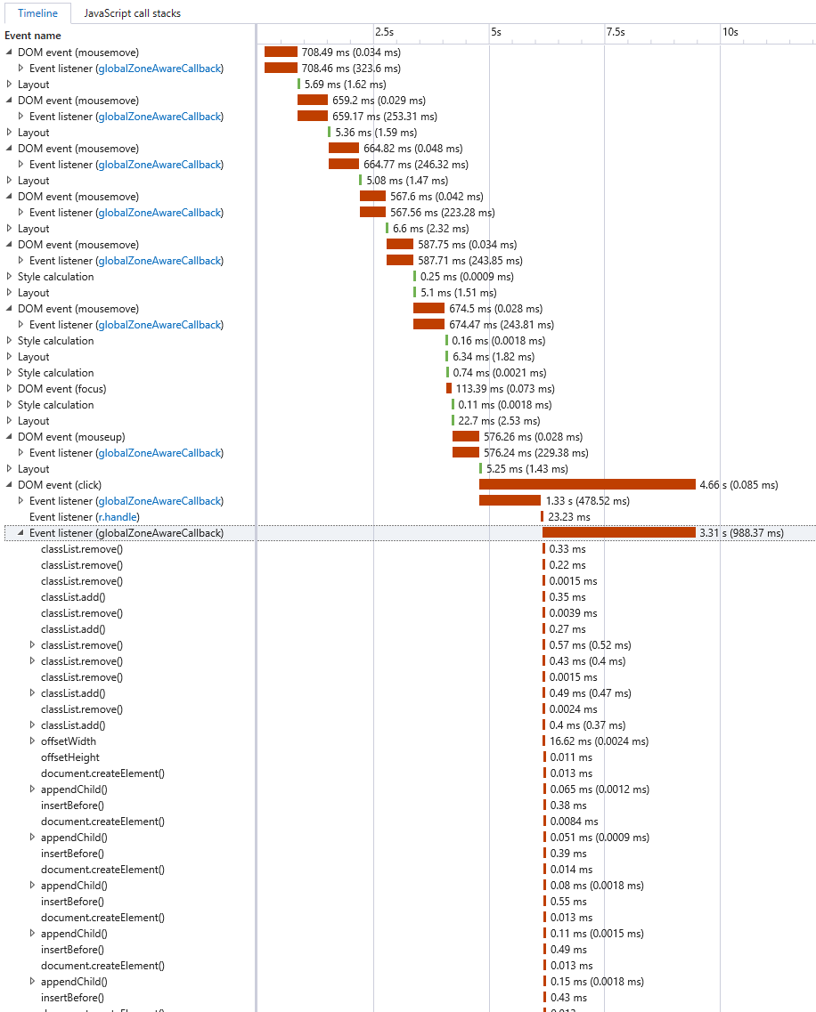 DOM event globalZoneAwareCallback slow on Edge · Issue #971 · angular/zone.js · GitHub