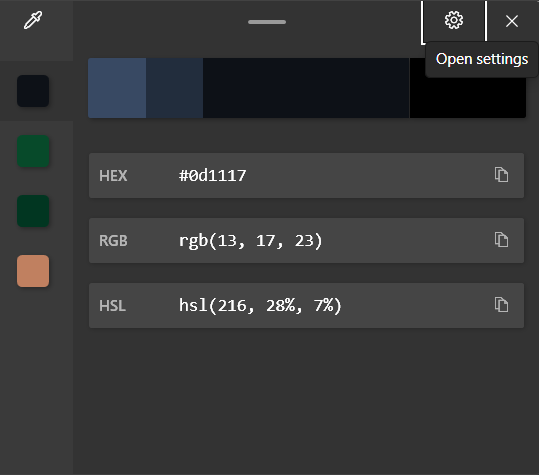 Color Picker default color format's modifications don't affect color pick option · Issue #22534 ...