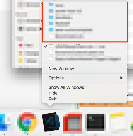 Controlling the Items that show up when right clicking on the Icon ...
