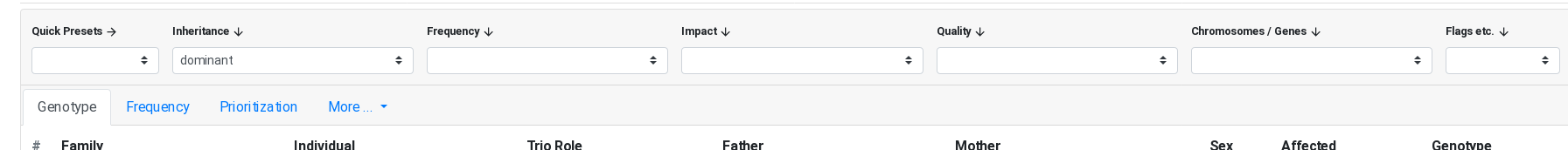 Vue.js small variant filtration does not load proper defaults · Issue #794 · varfish-org/varfish ...