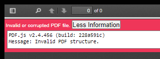 Invalid PDF structure error when viewing PDFs from shared folder · Issue #324 · nextcloud/files ...