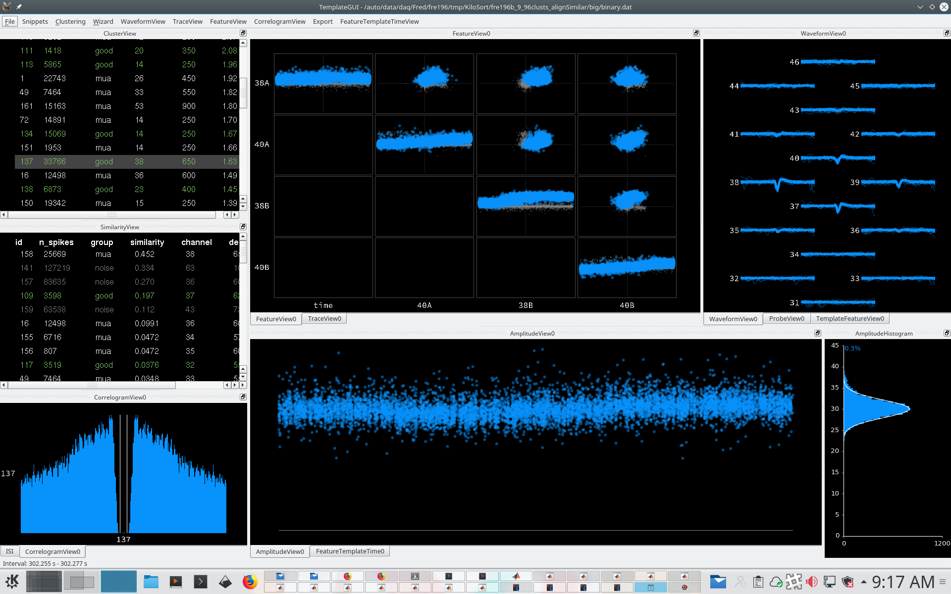 Amplitude Histogram Plugin · Issue #794 · cortex-lab/phy · GitHub