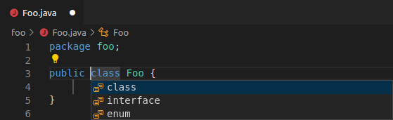Missing newline in snippet for new Java files · Issue #1564 · redhat ...
