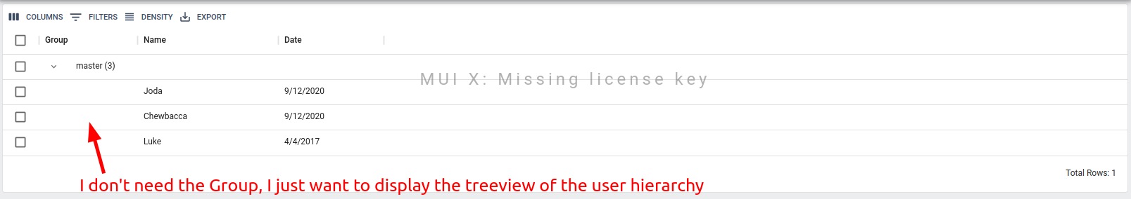 [data grid] Grouping unable to show row details Parent/Child · Issue ...