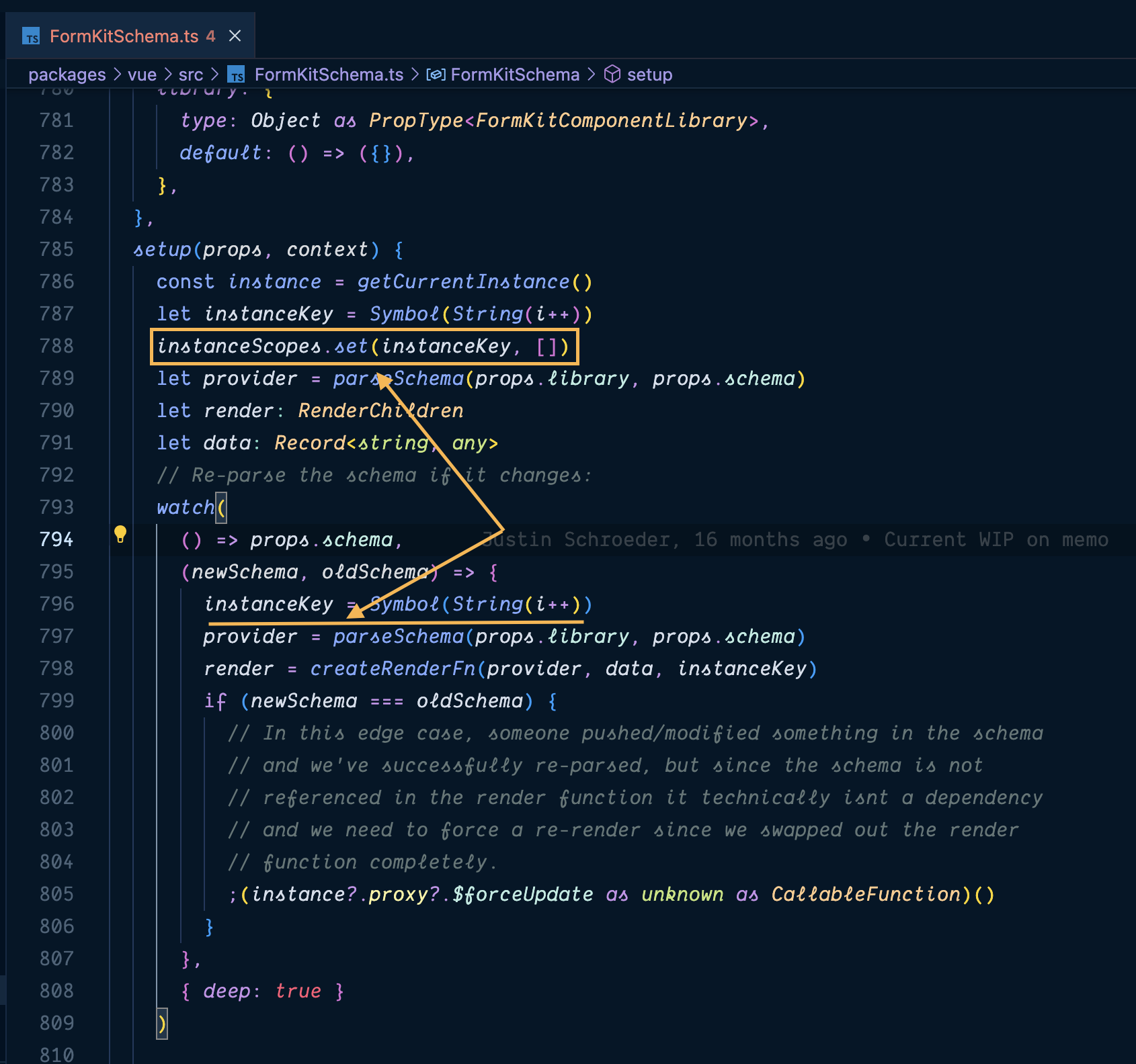 FormKitSchema missing to set `instanceScopes` when `schema` changed · Issue #610 · formkit ...