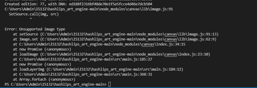Error: Unsupported image type · Issue #868 · HashLips/hashlips_art_engine · GitHub