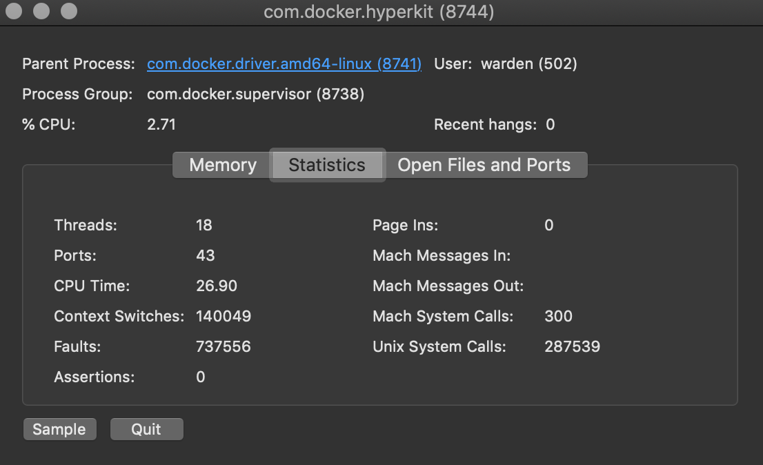 Severe Memory Leak on com.docker.vpn and high usage on com.docker.hyperkit · Issue #2780 ...