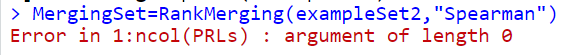 RankMerging:Error in 1:ncol(PRLs) : argument of length 0 · Issue #1 · zhilongjia ...
