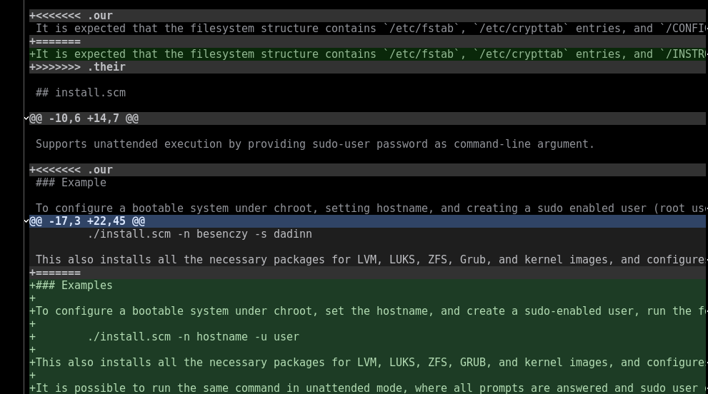 Merge preview shows conflicts partially skipped/hidden · Issue #4799 · magit/magit · GitHub