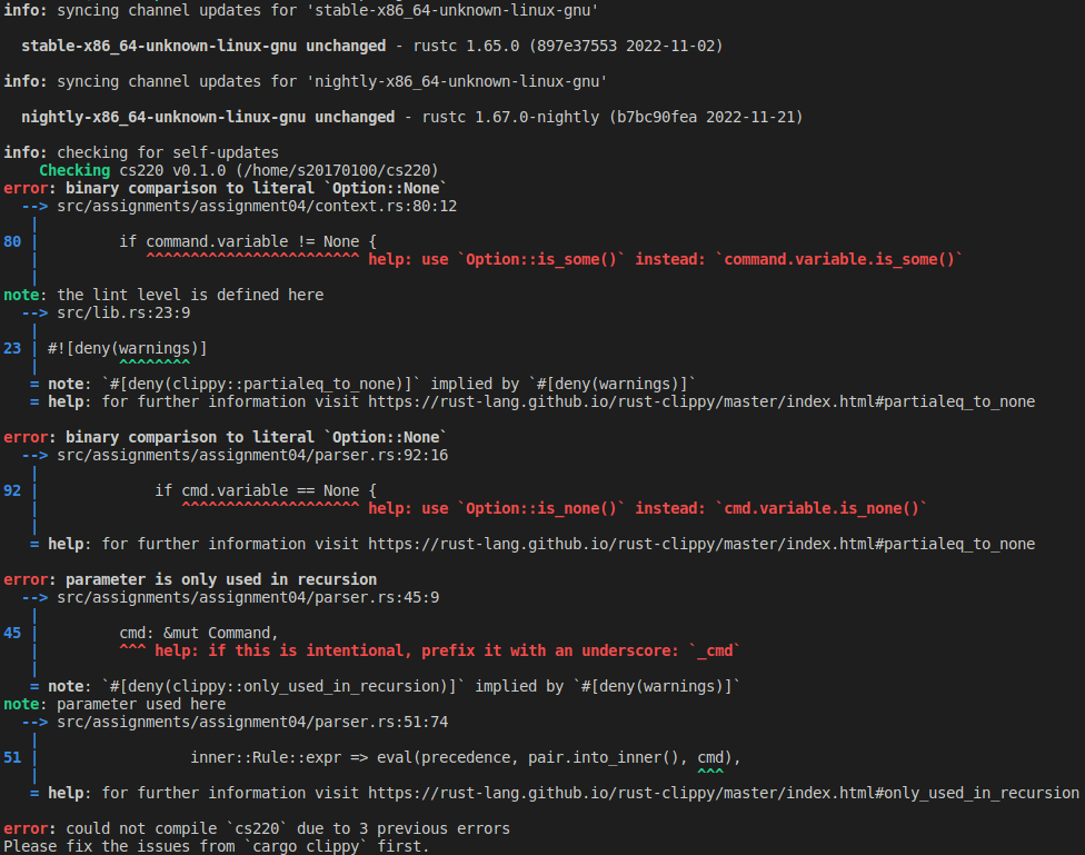 Execution error. · Issue #172 · kaist-cp/cs220 · GitHub