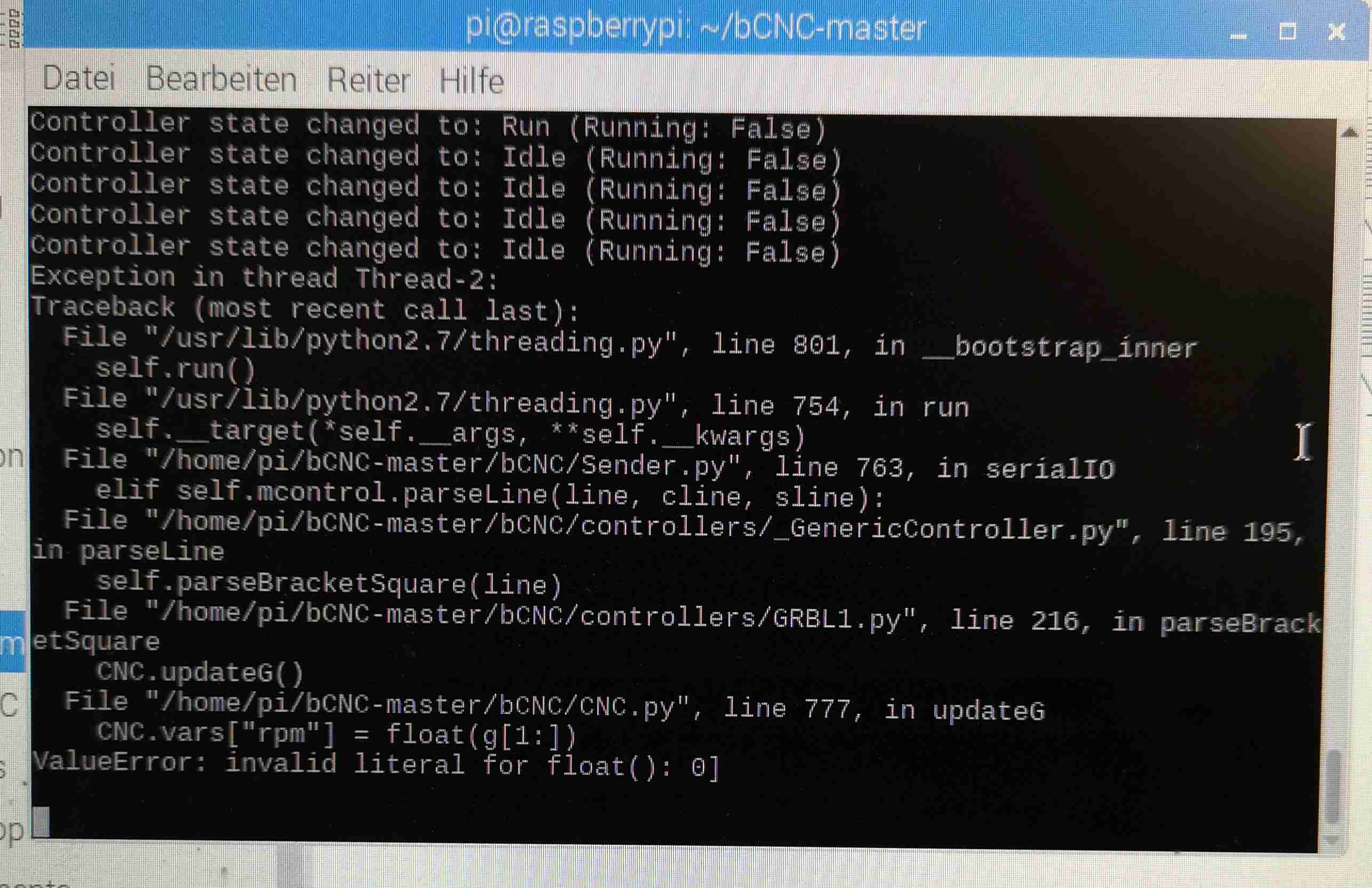 bcnc freezes when camera is on in canvas and jogging the machine · Issue #1486 · vlachoudis/bCNC ...