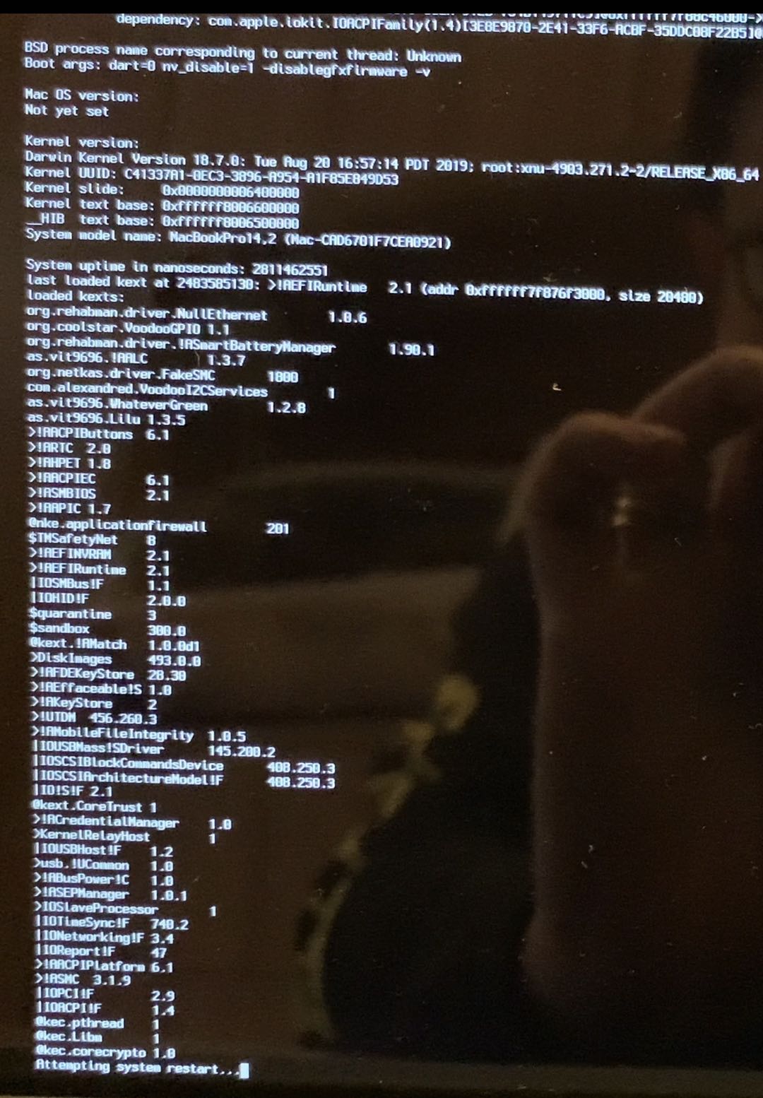 10.14.6 安装系统到分区了，再次进入准备设置系统，一直重启进不去 · Issue #53 · bigsadan/surface-pro-4-hackintosh · GitHub
