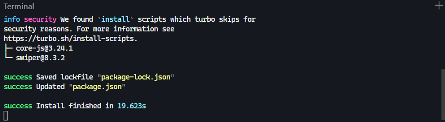 Turbo crashes while installing packages from a preact/storybook webpack project · Issue #762 ...