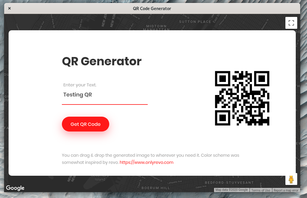 Github Aryaanlambeqrgen Qr Code Generator Built Using Python And Eel