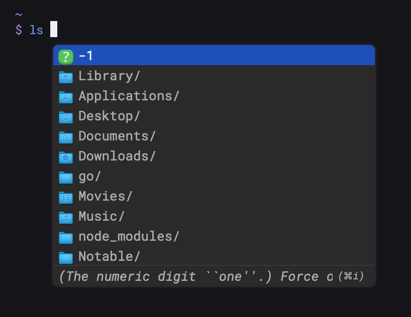 Fig wont show folder options · Issue #1496 · withfig/fig · GitHub