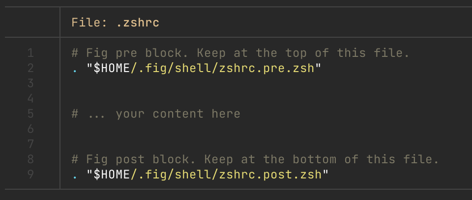 error: Found argument 'pre' which wasn't expected · Issue #1538 · withfig/fig · GitHub