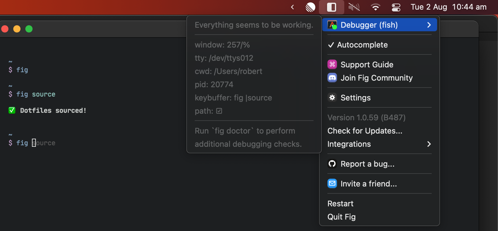 cannot see auto complete · Issue #1671 · withfig/fig · GitHub