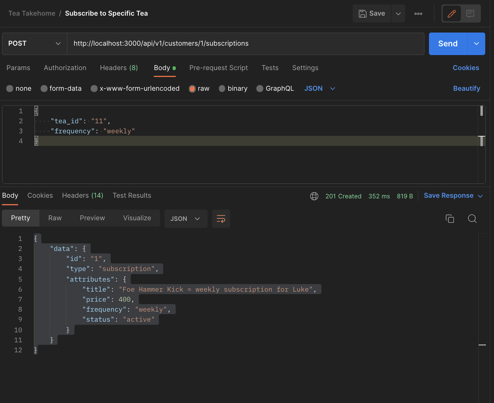 GitHub - enalihai/tea-service