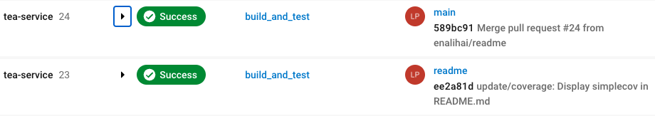 GitHub - enalihai/tea-service
