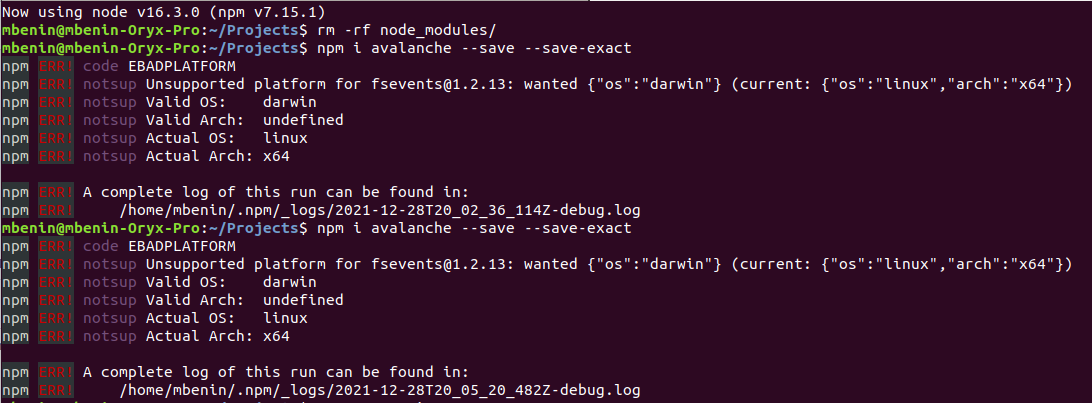 not able to install dependency on non mac os · Issue #457 · ava-labs/avalanchejs · GitHub