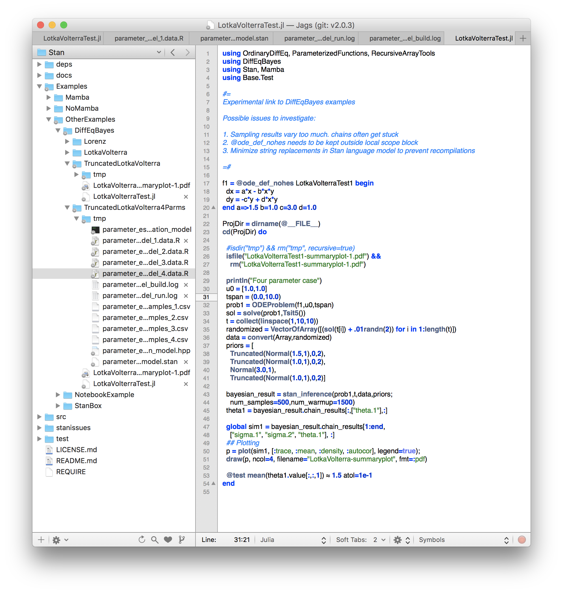 Problem in code generated on using multiple priors in stan_inference ...