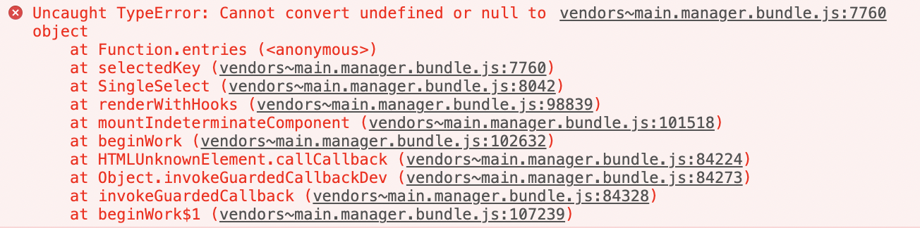 Cannot convert null or undefined to an object · Issue #15040 · storybookjs/storybook · GitHub