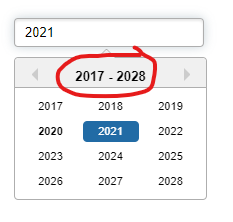 Get years range text in custom header in Year picker · Issue #2612 · Hacker0x01/react-datepicker ...