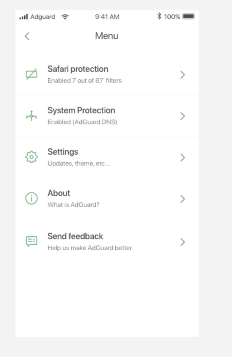 change settings menu · Issue #1272 · AdguardTeam/AdguardForiOS · GitHub