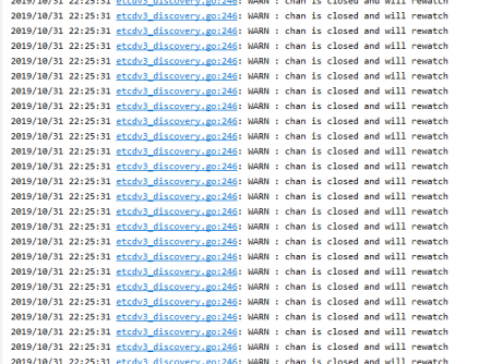 xxx_discovery.go 的watch方法可能会产生CPU 100%问题 · Issue #374 · smallnest/rpcx · GitHub