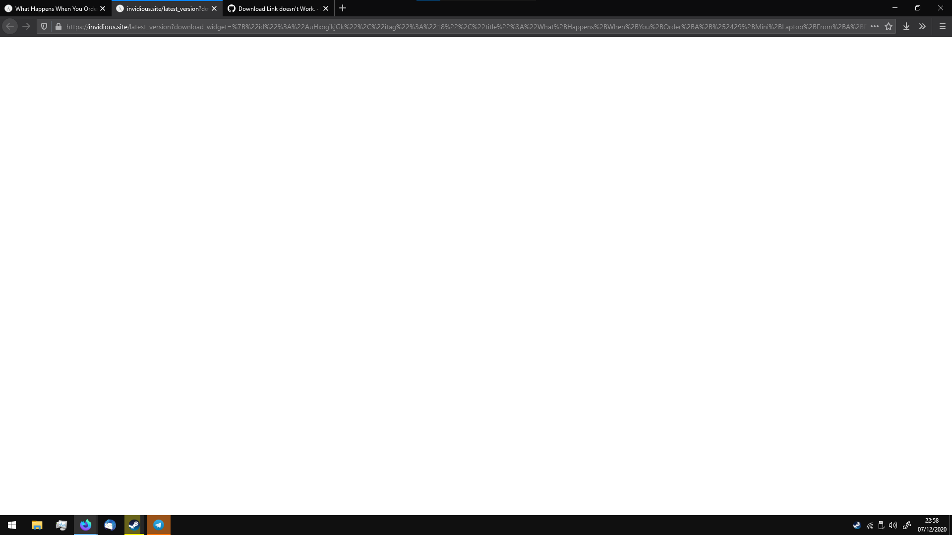 Download Link doesn't Work. · Issue #1550 · iv-org/invidious · GitHub