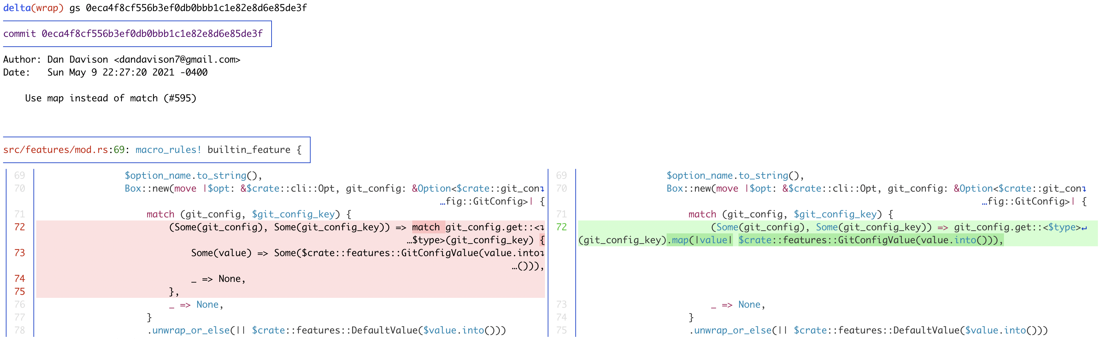 🚀 Add option to combine left-right line number in traditional view · Issue #597 · dandavison ...