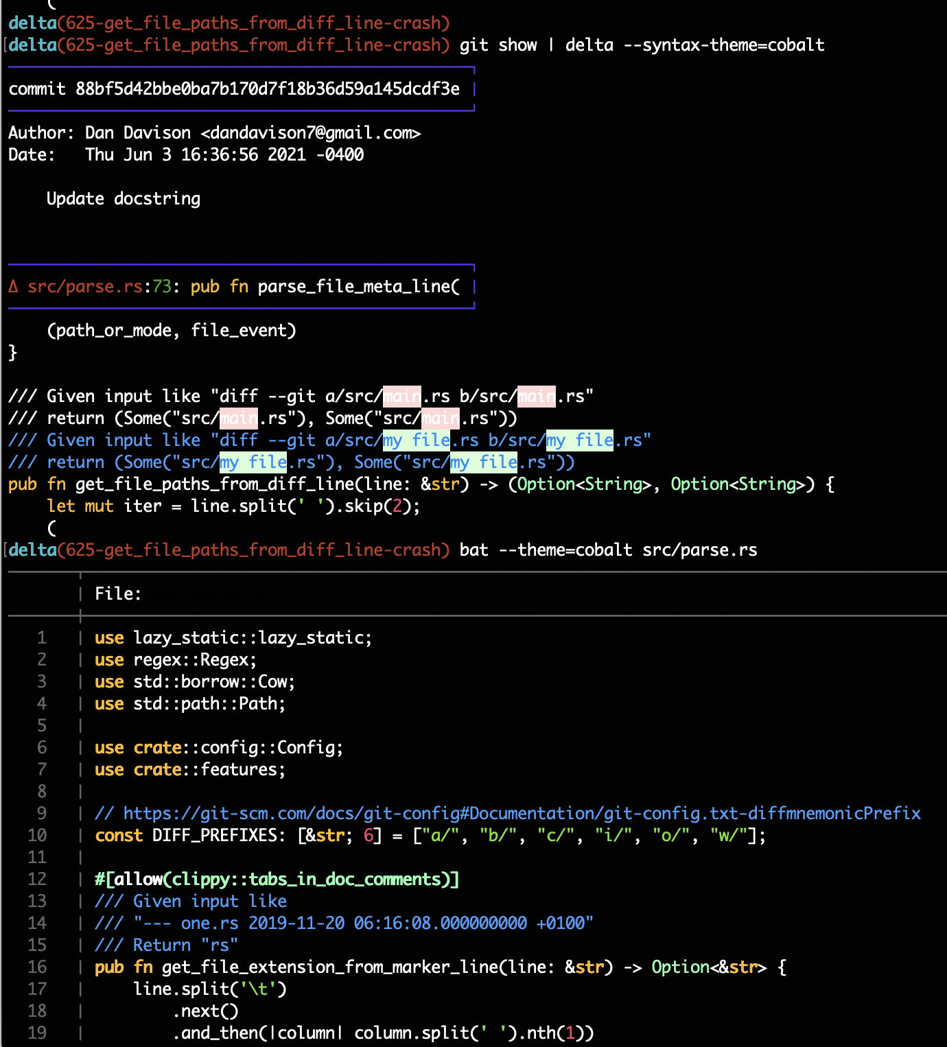 `fontStyle` from bat themes is not supported · Issue #621 · dandavison/delta · GitHub