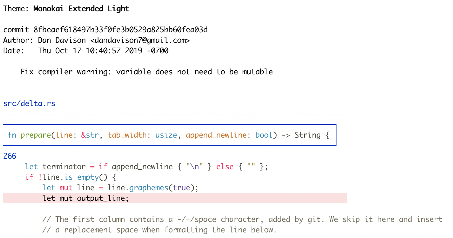 Issues with --compare-themes on Windows · Issue #37 · dandavison/delta · GitHub