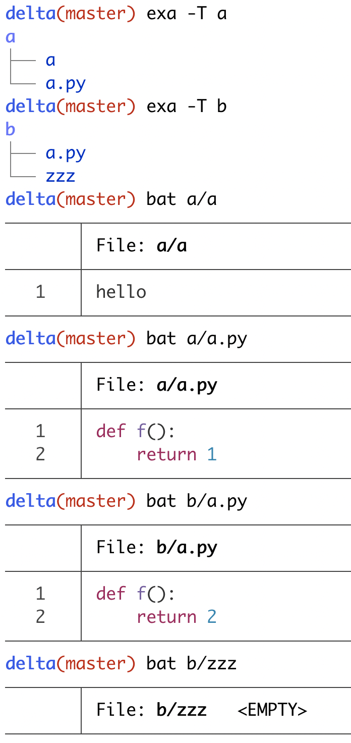 🚀 directory diff · Issue #232 · dandavison/delta · GitHub