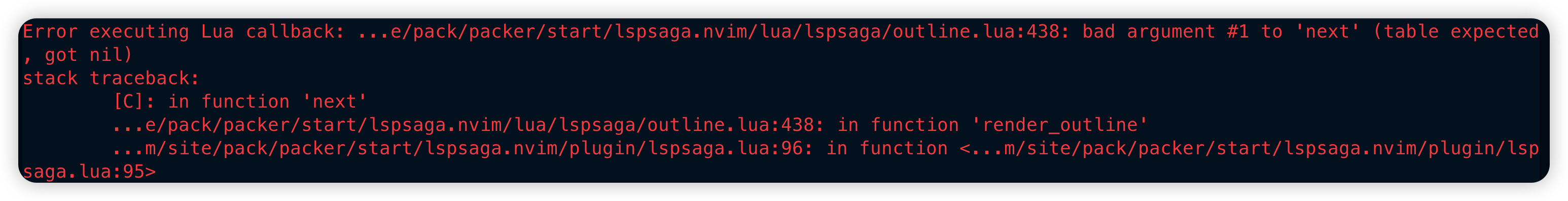 About :LSoutlineToggle · Issue #604 · nvimdev/lspsaga.nvim · GitHub