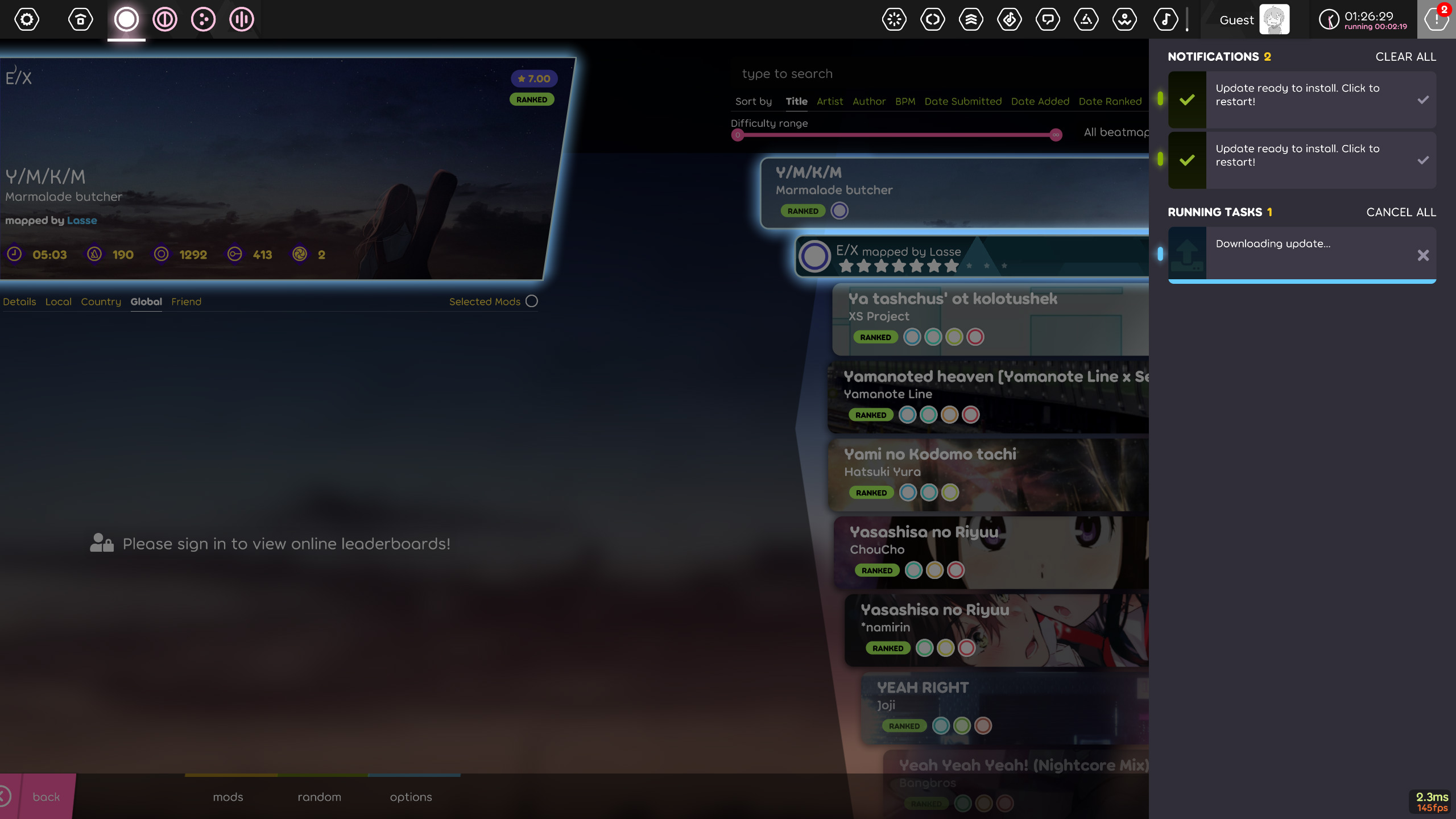 Duplicate "installation update ready" notification · Issue #20875 · ppy/osu · GitHub