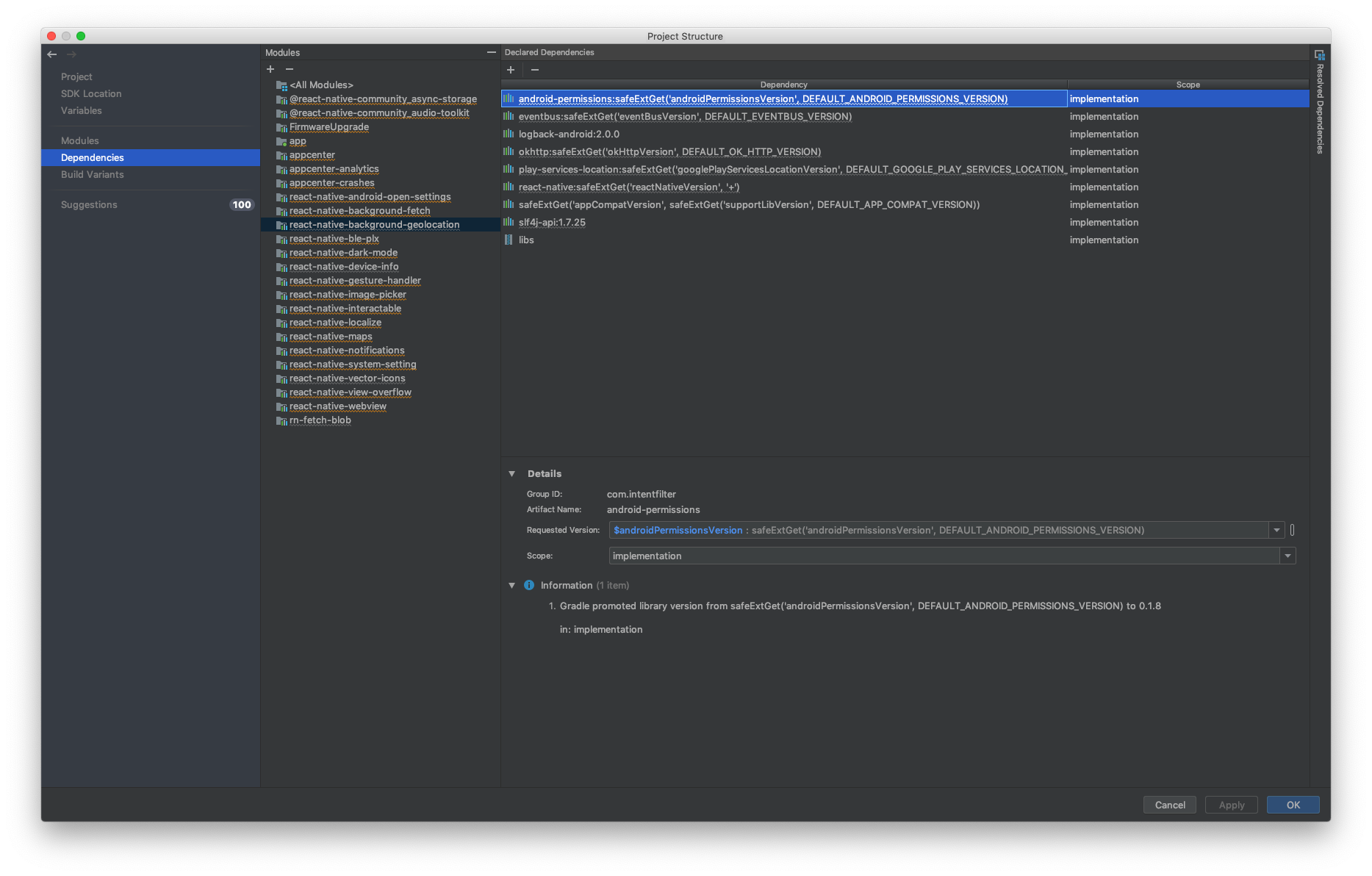 No MotionActivityEvents in Android · Issue #856 · transistorsoft/react-native-background ...