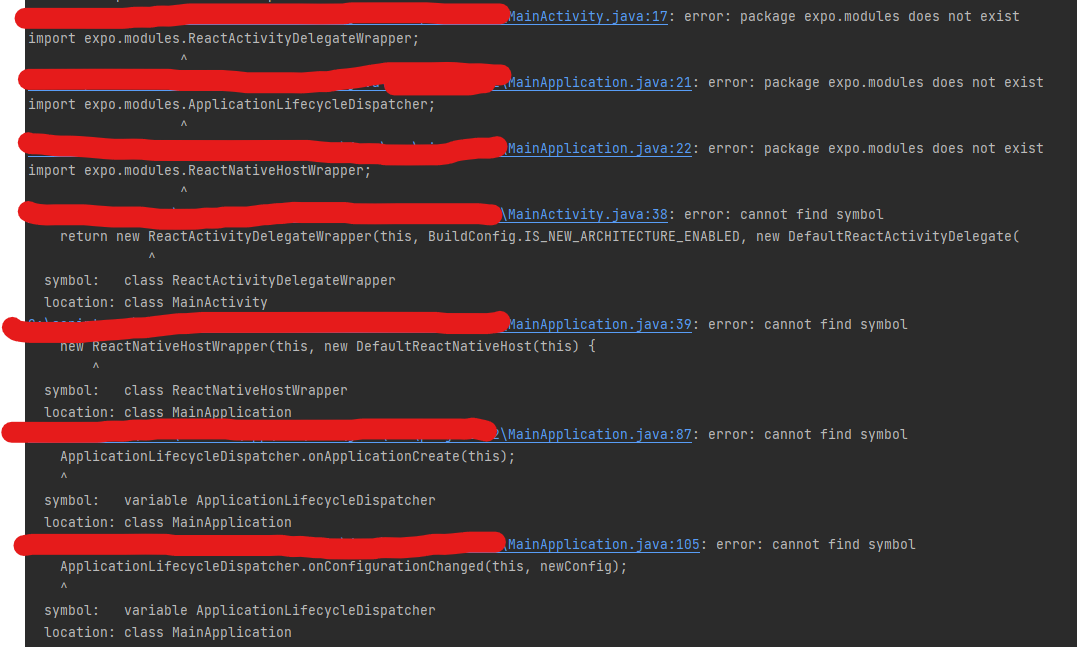 [SDK 45.0.6 RN 0.69.3] - [Android] - package expo.modules does not exist in MainApplication.java ...