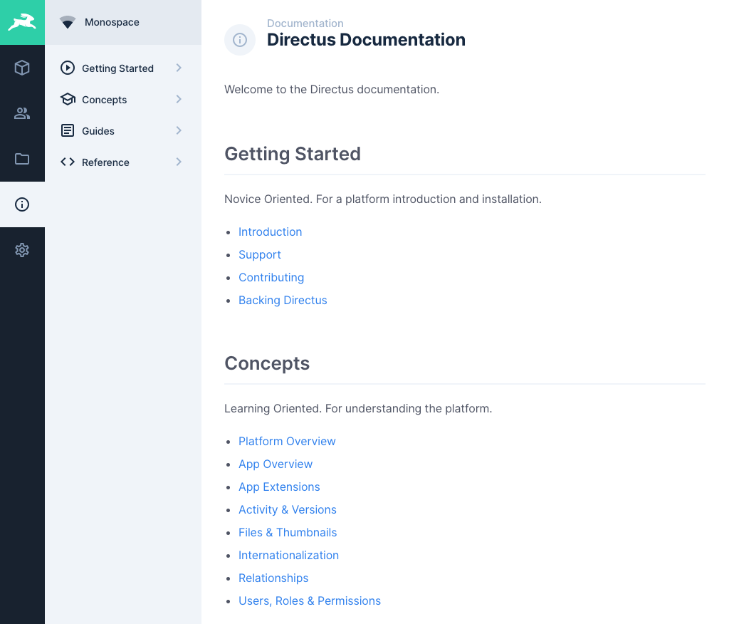Remove Overview from Docs · Issue #3988 · directus/directus · GitHub