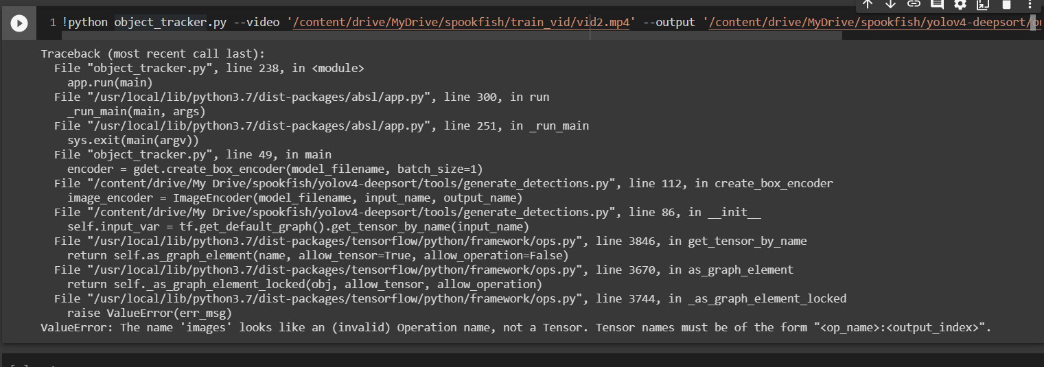 Valueerror The Name Images Looks Like An Invalid Operation Name Not A Tensor · Issue 56