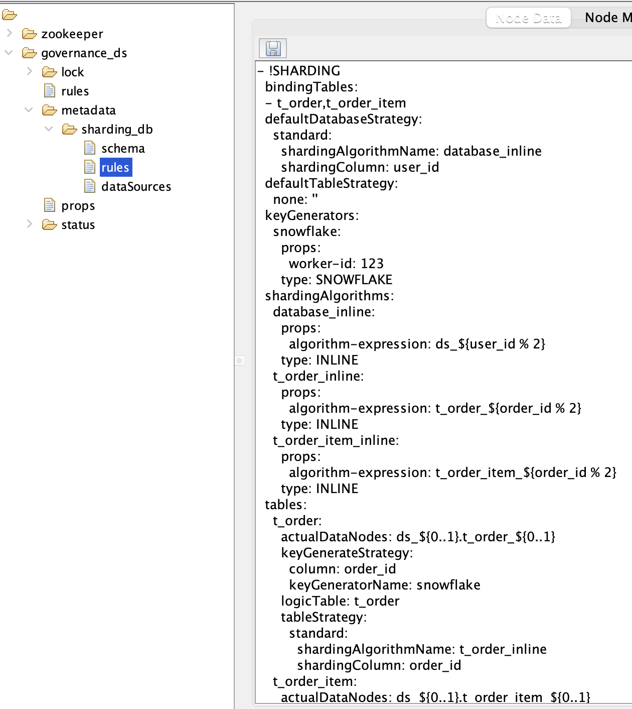 shardingsphere-proxy not write sharding rules to zookeeper, it is a bug? · Issue #13165 · apache ...